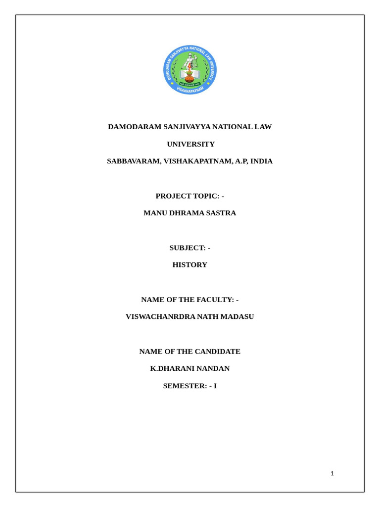 History Nandan Project | PDF | Dharma | Caste