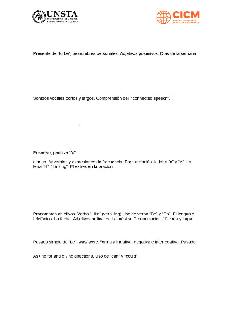 Programa A1 Ingles 2021 Acreditacion | PDF | Adverbio | Adjetivo