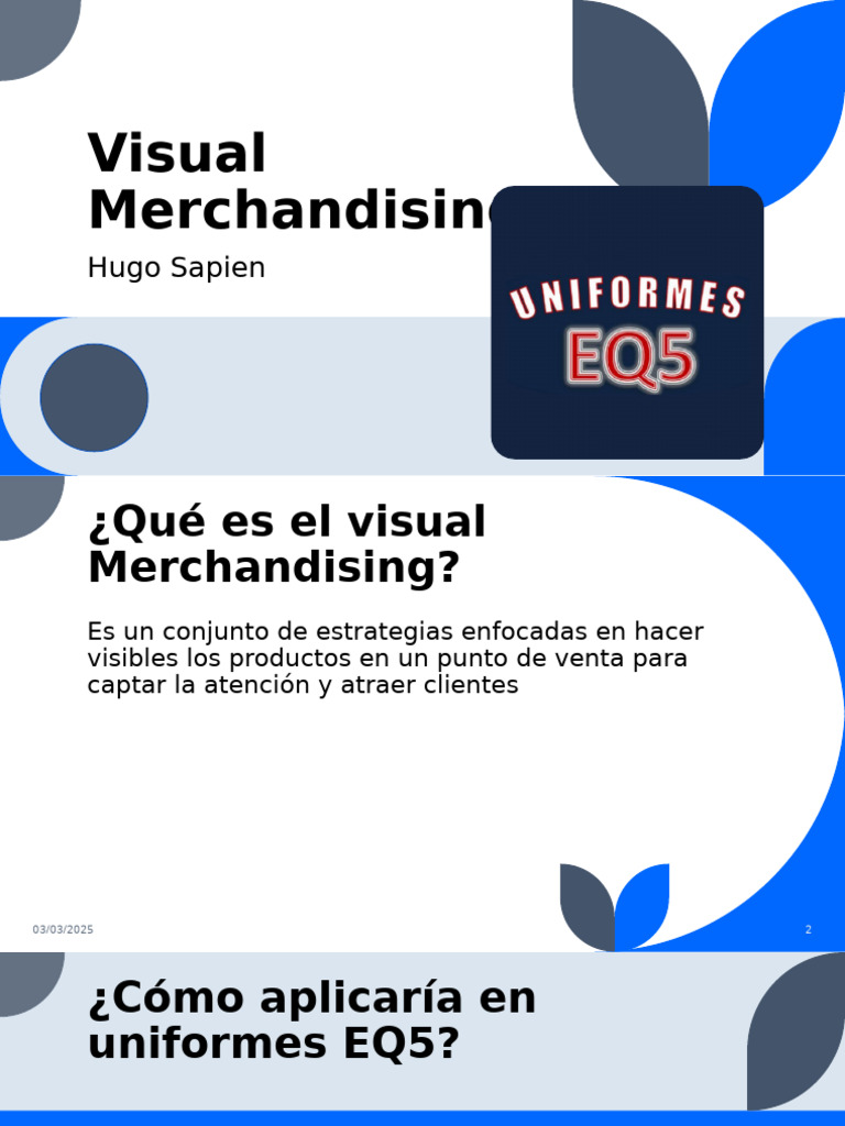 Visual Uniformes EQ5 | PDF | Al por menor | Comercialización
