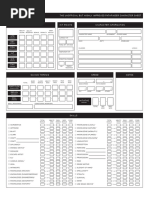5.5e Sheet | PDF | D20 System | Fantasy Role Playing Games