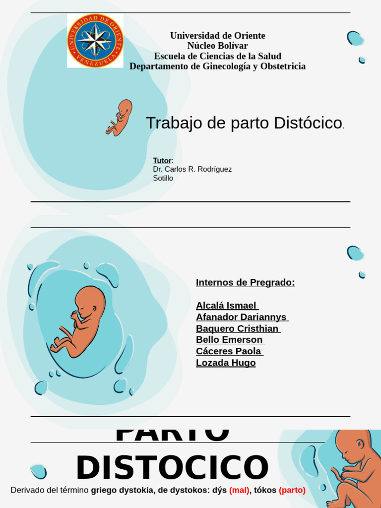 Parto Distocico | PDF | Parto | Placenta