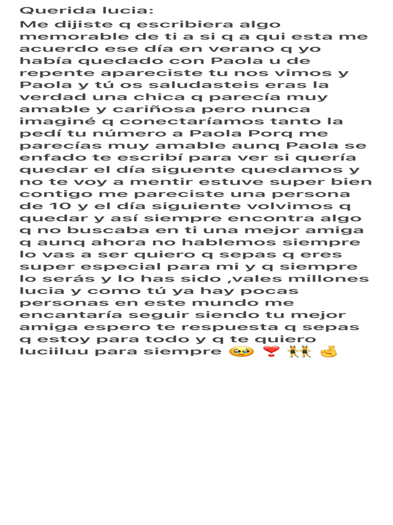 Querida Lucia: PDF | PDF