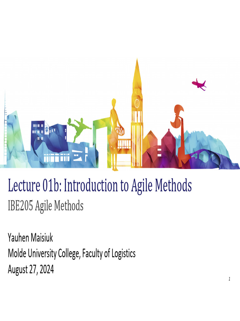 Lecture 1b Introduction to Agile Methods | PDF | Agile Software Development | Information Technology