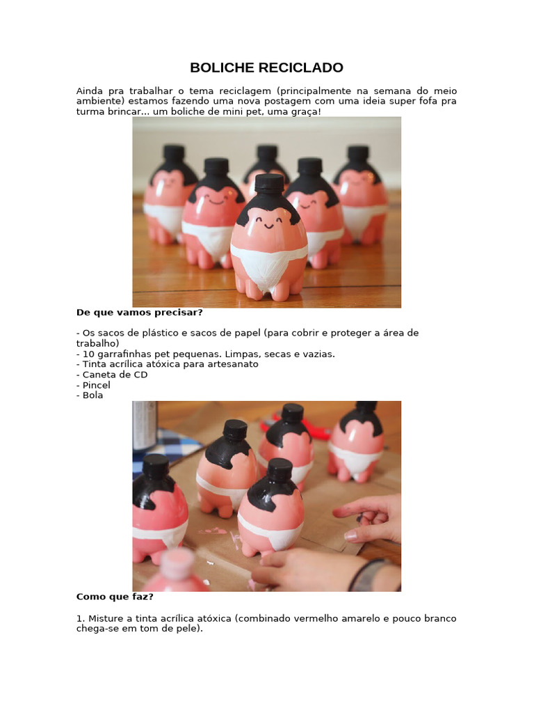 Boliche reciclável | PDF