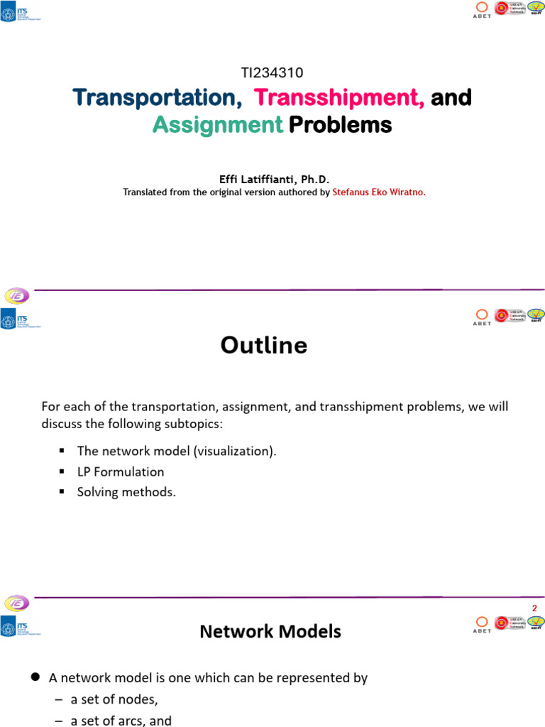 E07 Transportation | PDF | Theoretical Computer Science | Mathematics