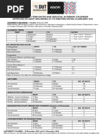 UFS - Academic Calendar | PDF | Academic Term | Entertainment Events