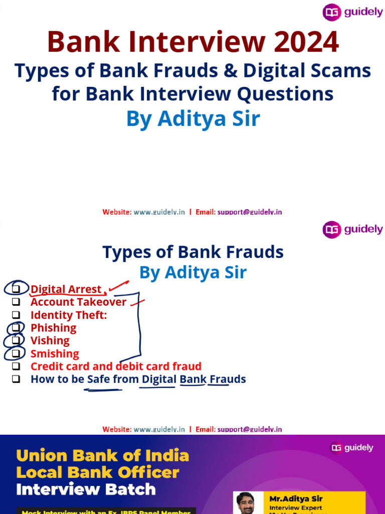 Bank Fraud Types & Safety Tips 2024 | PDF | Phishing | Security Technology
