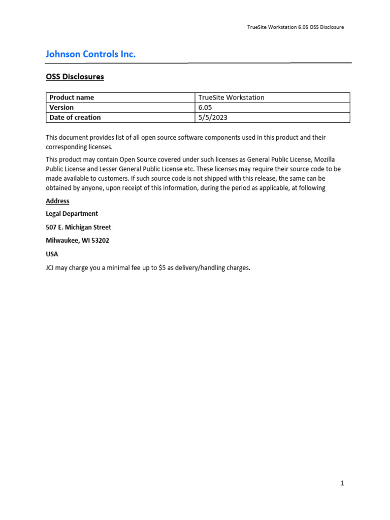 TrueSite Workstation 605 | PDF | License | Legal Liability