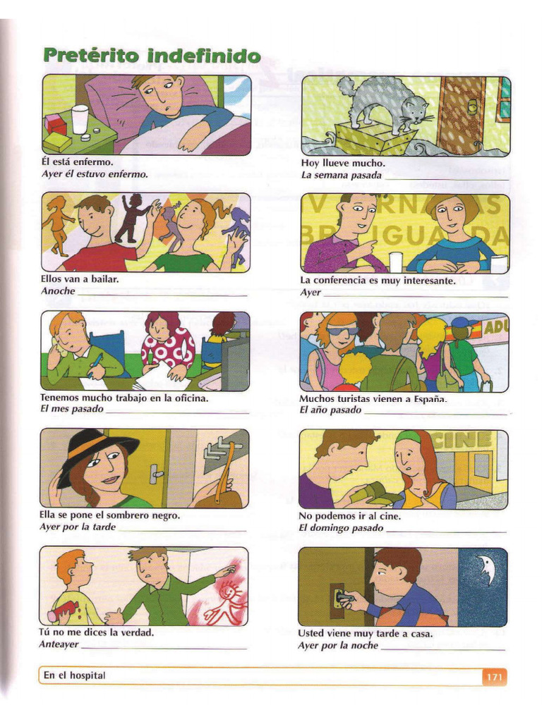Pretérito Indefinido | PDF