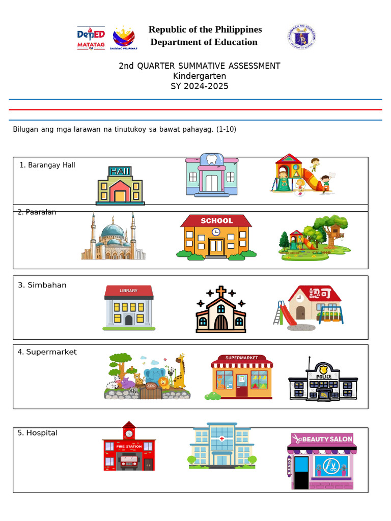 2nd Summative Assessment 2 | PDF