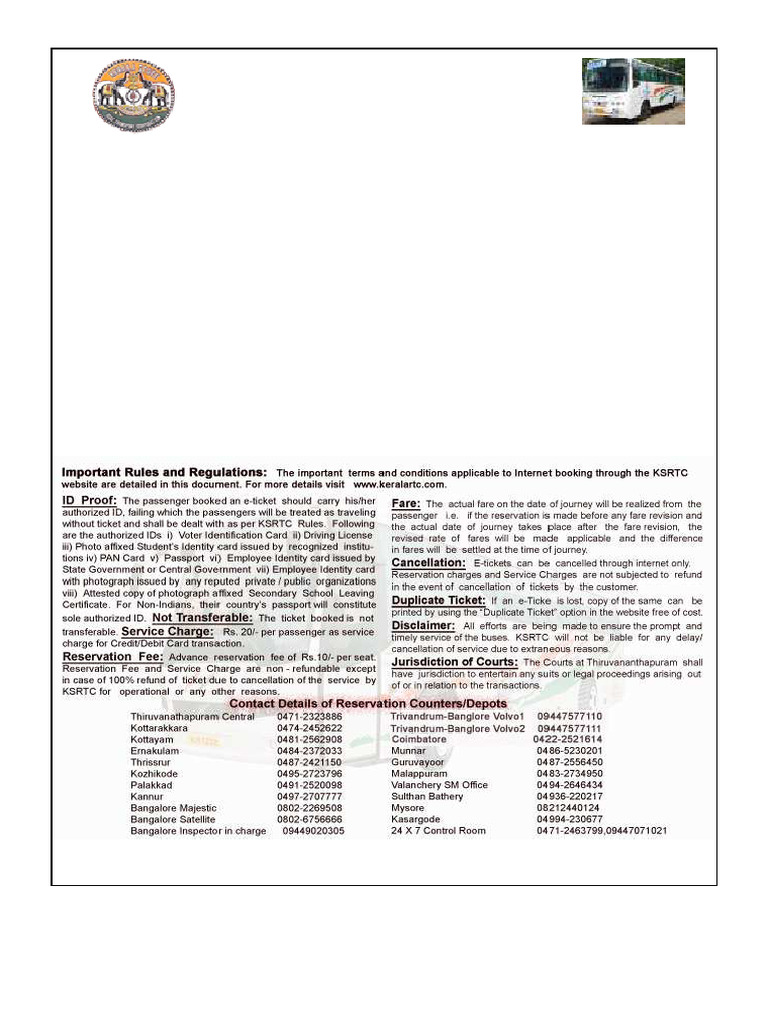 Kerala State Road Transport Corporation | PDF
