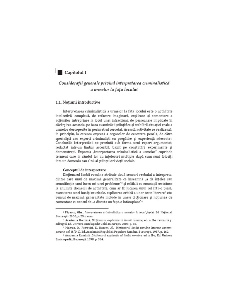 Cercetare Si Interpretare Criminalistica A Urmelor Biologice de Natura Umana Cioaca Extras | PDF