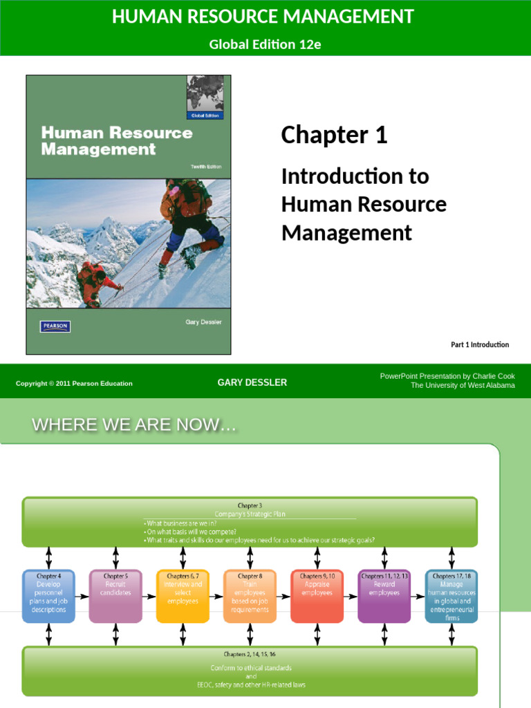 Dessler HRM12e PPT 01 | PDF | Human Resource Management | Human Resources