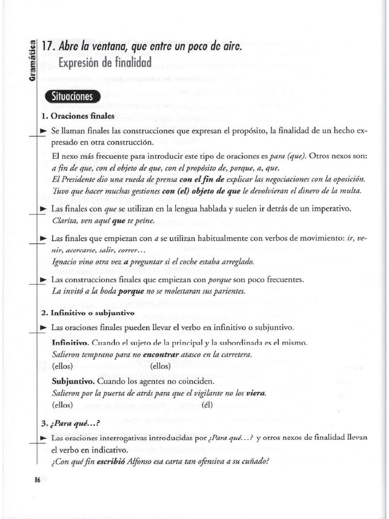 Oraciones Finales | PDF