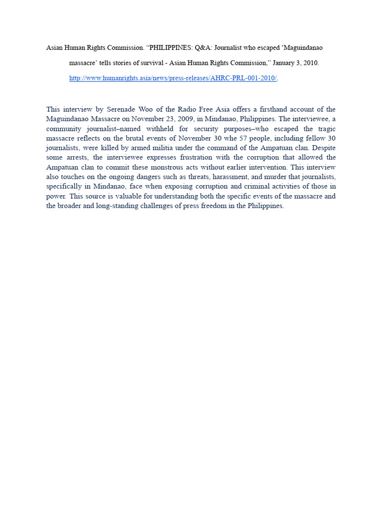 Asian Human Rights Commission | PDF