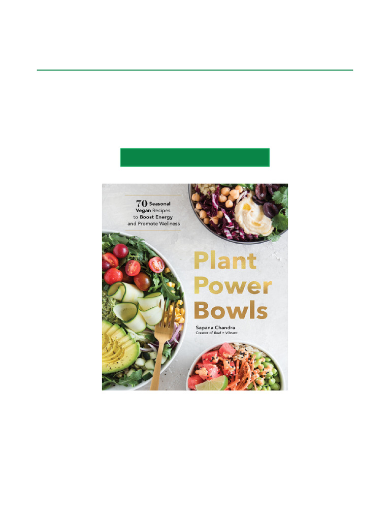 Vegan Power Bowls: 70 Recipes | PDF