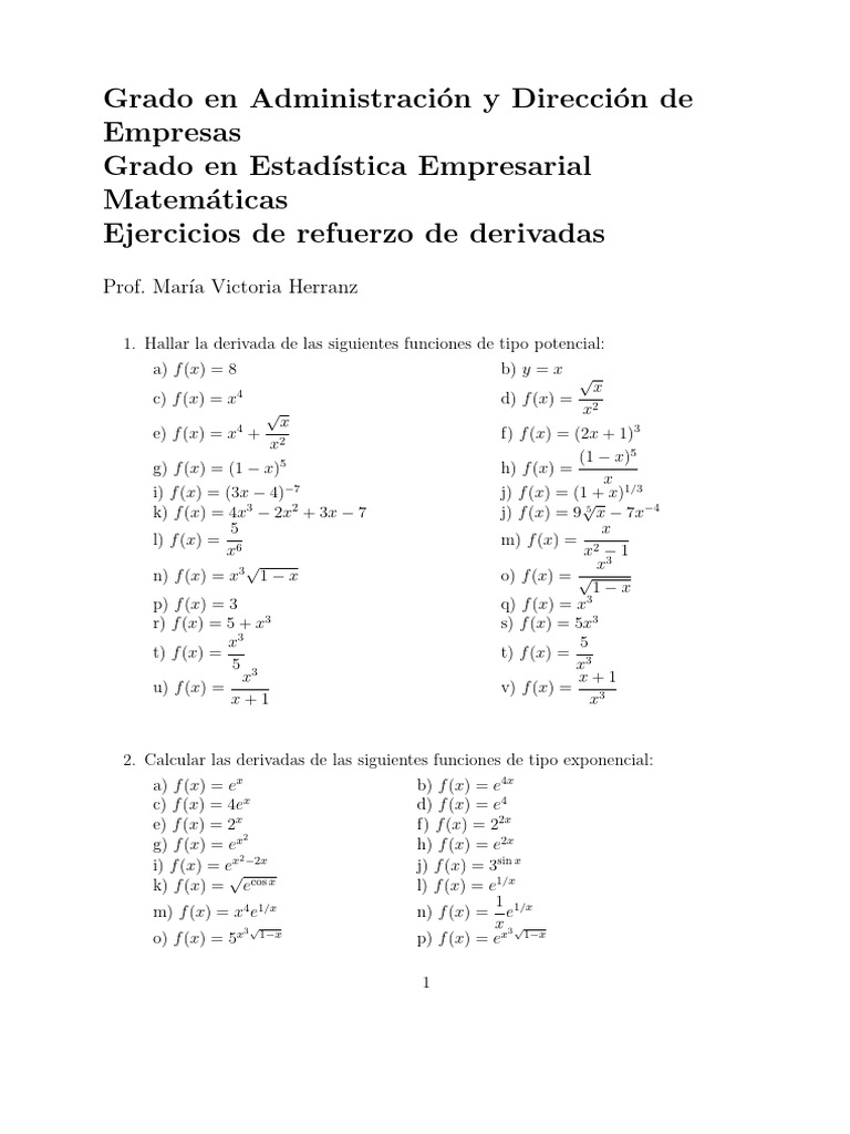 Tema2-RefuerzoDerivación_Ej (1) | PDF