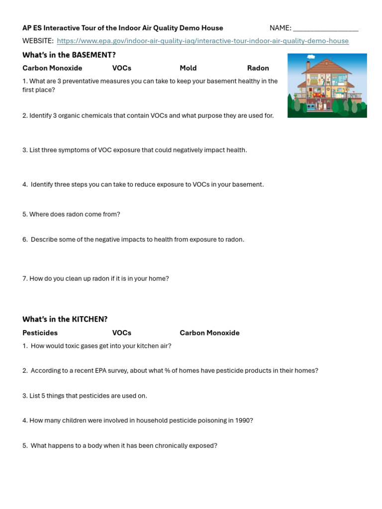 Indoor Air Quality Demo House SWS 2024 | PDF | Air Pollution | Volatile ...