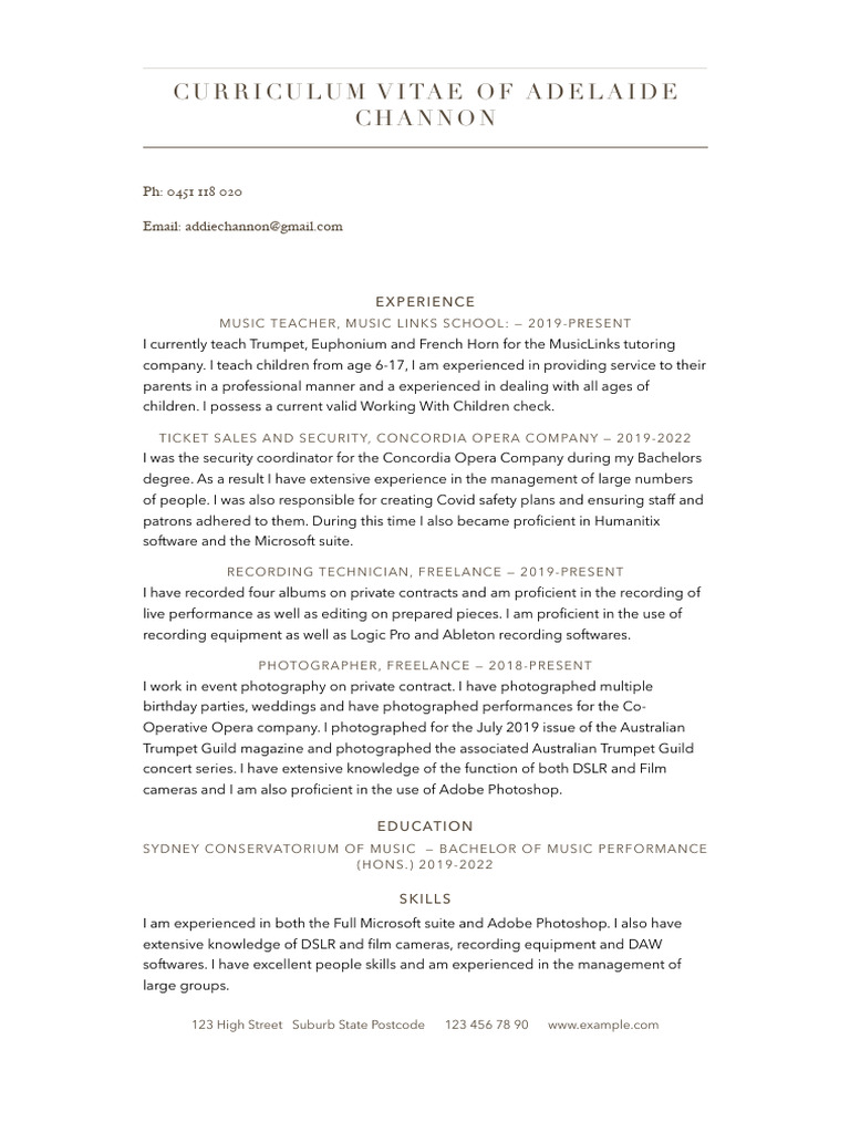 Current resume jan 2023 | PDF
