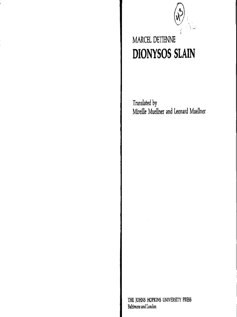 Detienne DionysosSlain Ch3-4 | PDF