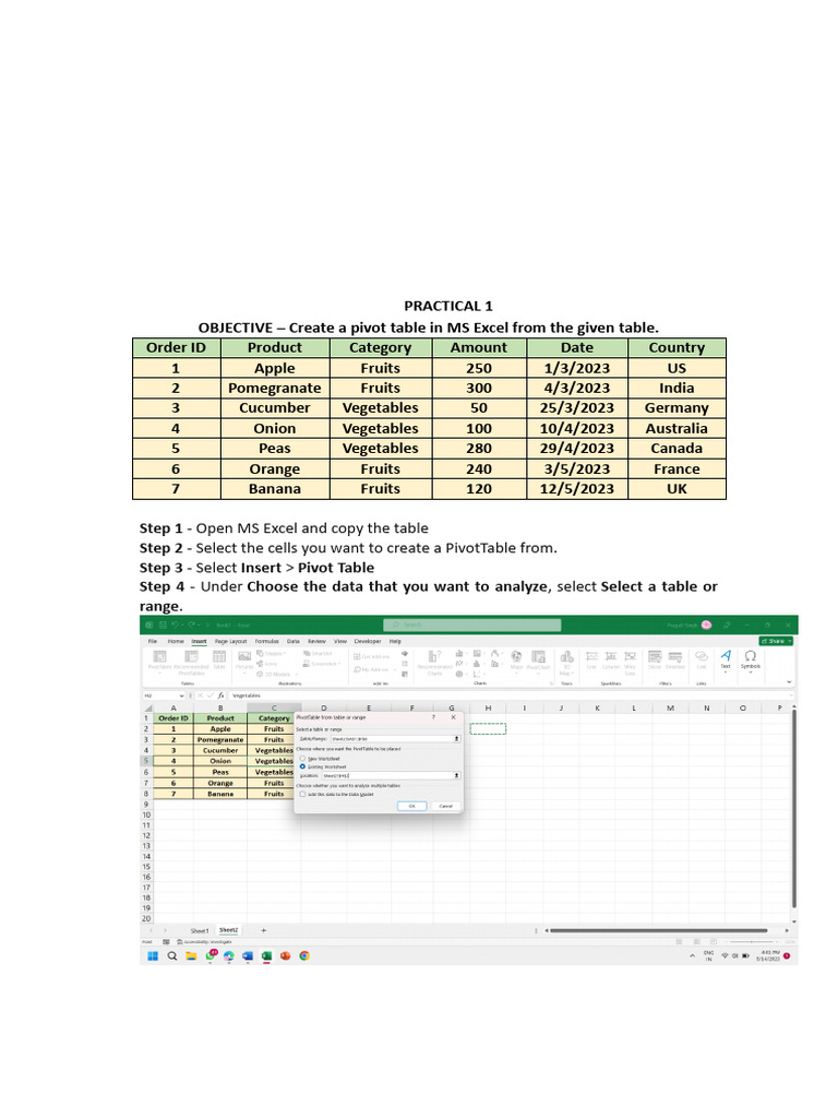 IT Skills Lab Manual - 020913 | PDF | Microsoft Excel | Lunch
