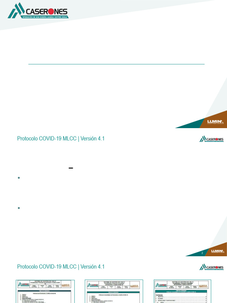 Protocolo Interno COVID-19 RESUMEN Versión 4.1 | PDF | Salud pública
