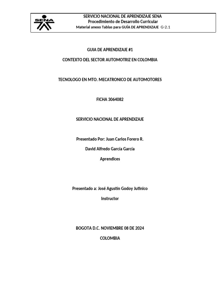 Tablas Guia 1 TERMINADAS | PDF | Tornillo