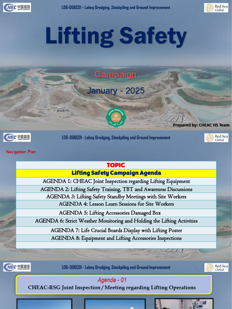 Lifting Safety Campaign Agenda 2025 | PDF