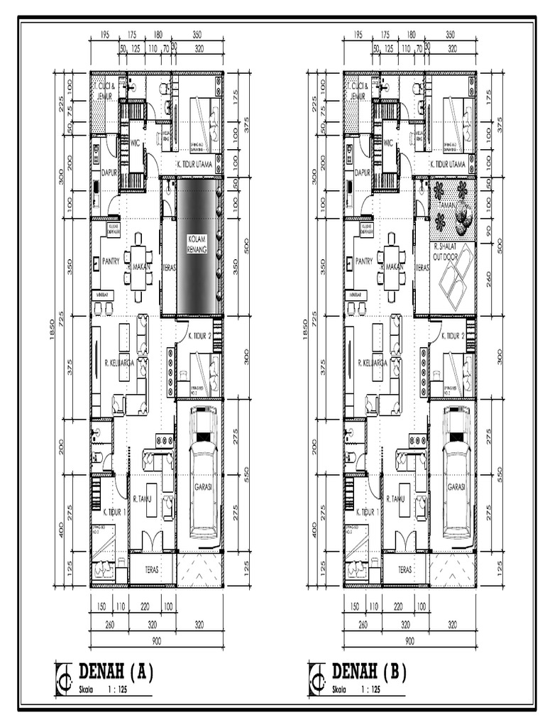 Denah Rumah M Kahfi Rev 23012025 | PDF