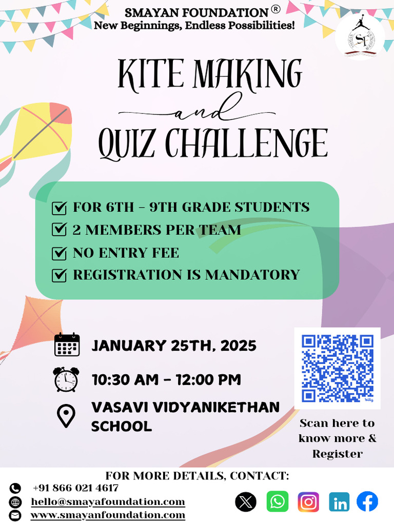 SF KITE MAKING Competition | PDF
