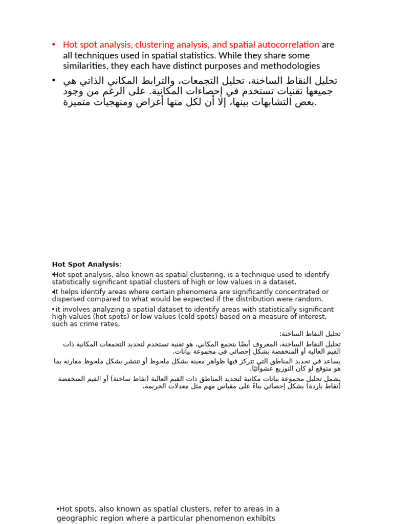 Hotspot Cluster Autocorrelation | PDF
