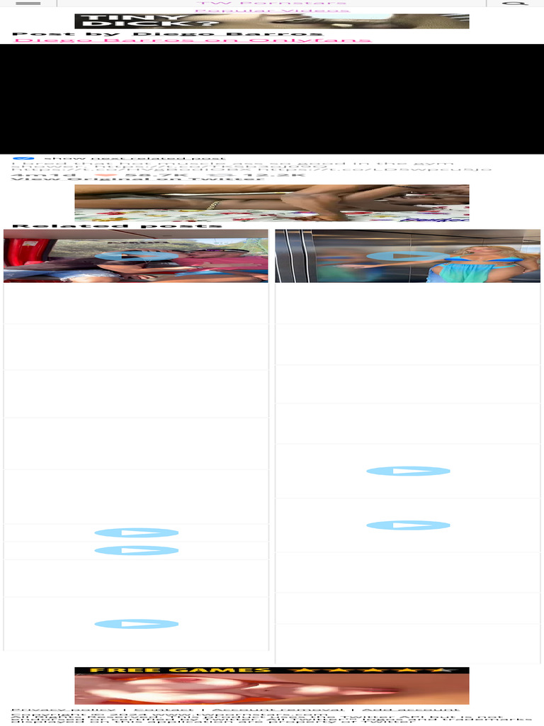 TW Pornstars - Diego Barros Video. Twitter. I Bred That Hot Muscle Ass So Good in The Gym Shower ...