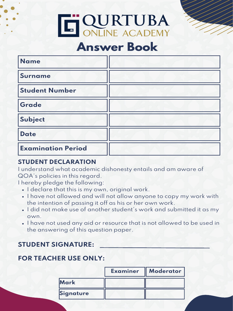 FET Answer Book | PDF