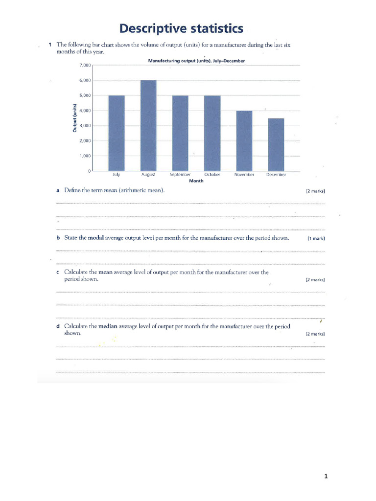BMT Worksheet 1 | PDF
