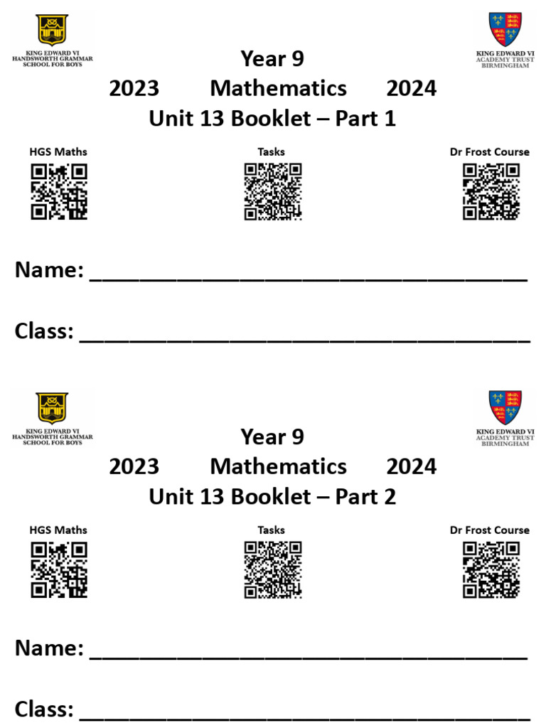 booklet-13 | PDF | Geometry | Elementary Mathematics