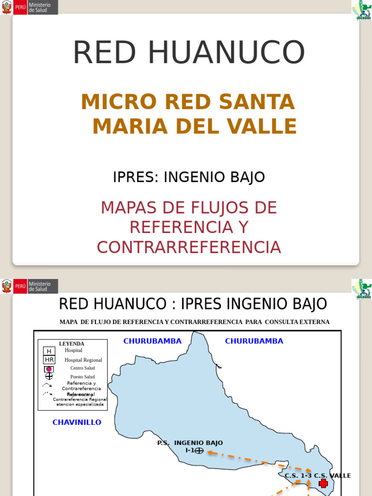 MAPAS DE REFERENCIAS Y CONTRAREFERENCIAS | PDF | Hospital