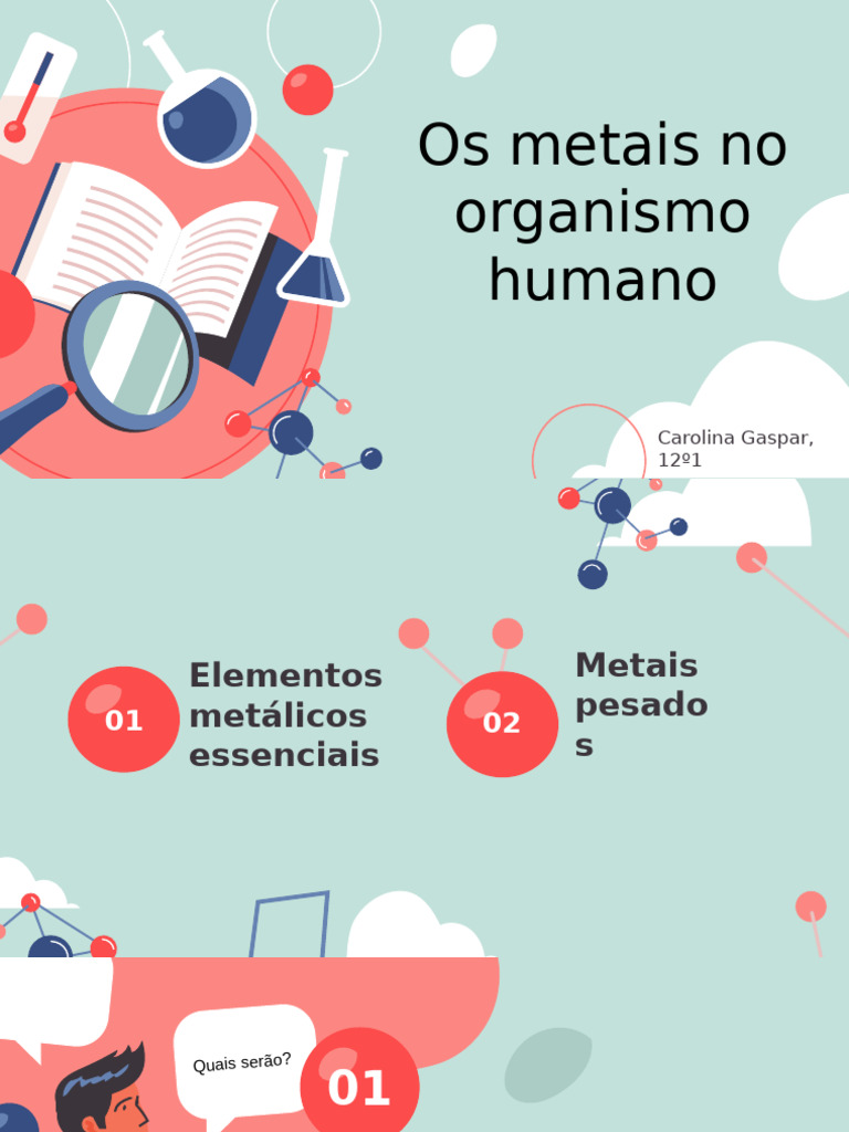 Metais No Organismo Humano 2 | PDF | Rim | Mercúrio (elemento)