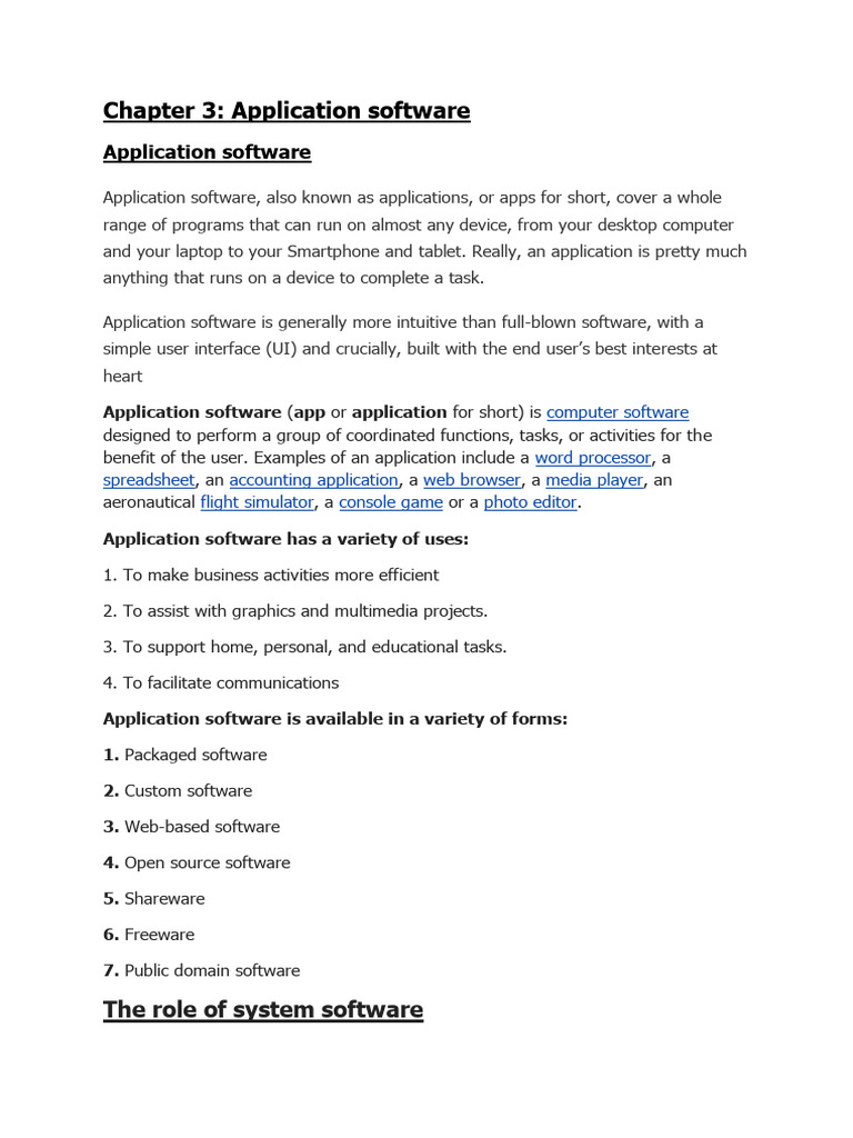 Chapter 3 (Application Software) | PDF | Application Software | Window (Computing)