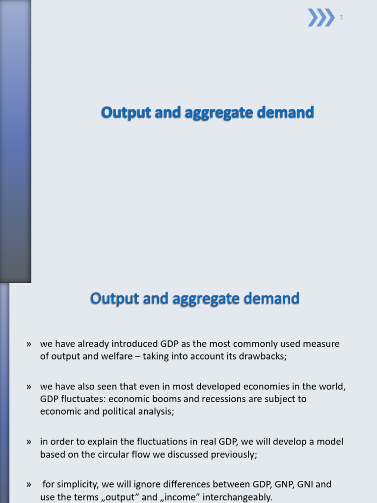 L2 Output and Aggregate Demand | PDF | Consumption (Economics) | Fiscal ...
