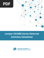 Switch Juniper EX4650 (Datasheet) | PDF | Networking | Multiprotocol Label Switching