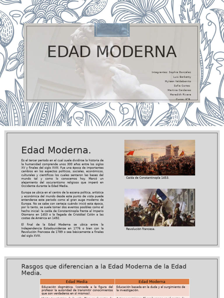 Edad Moderna 3 | PDF | Renacimiento | Período moderno temprano