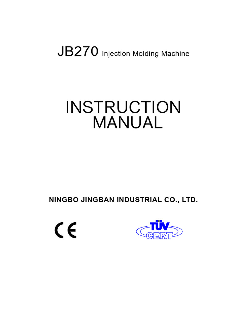 Jb270manual F | PDF | Mechanical Engineering