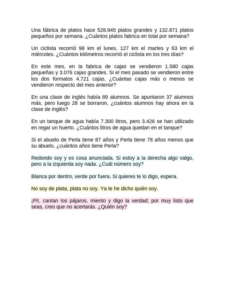 Ejercicios Extras | PDF