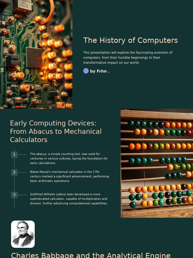 The History of Computers | PDF | Computing | Personal Computers