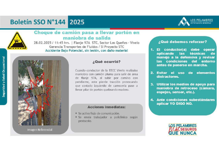 Boletin SSO N°144 | PDF