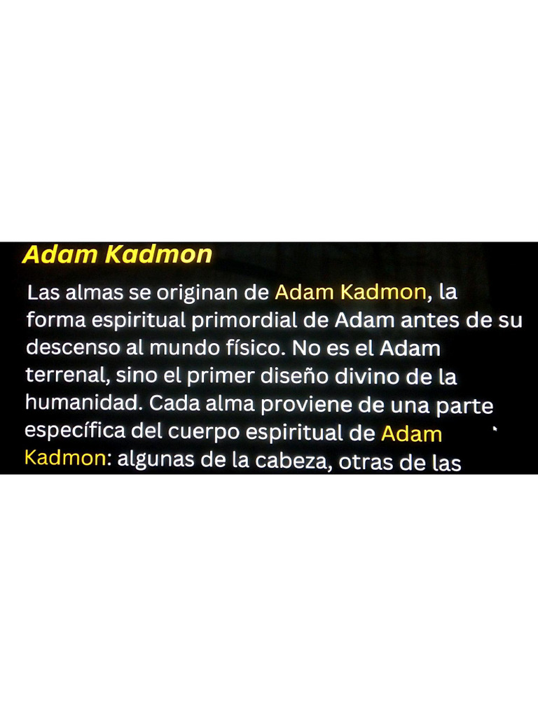 Adam Kadmon | PDF