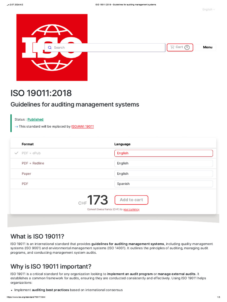 ISO 19011:2018 Auditing Guidelines | PDF | Audit | Business