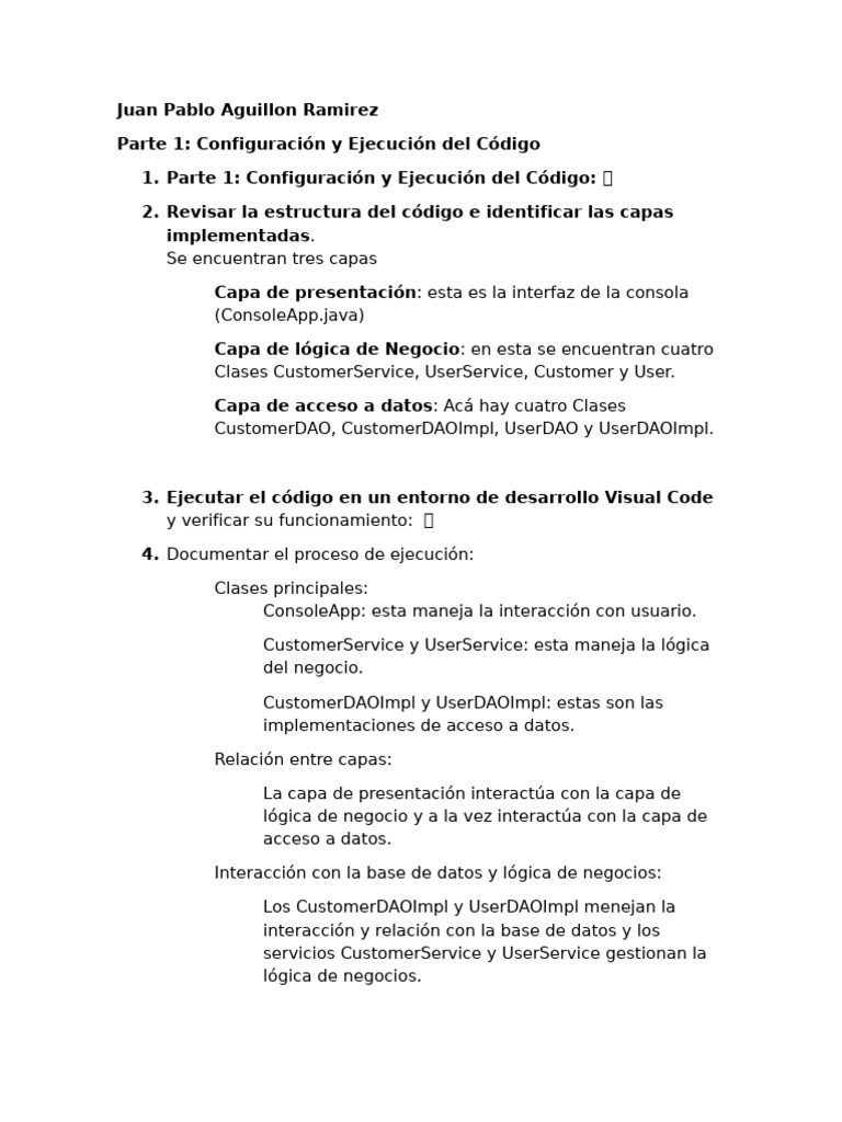 Estructura y Mejora de Capas en Código | PDF | Java (lenguaje de ...
