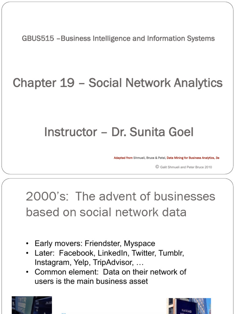 Social Network Analytics Notes | PDF | Graph Theory | Mathematical ...
