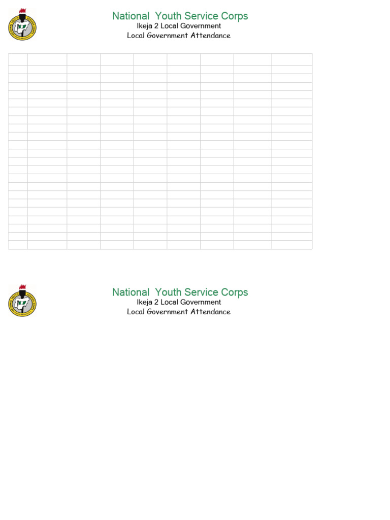 Ikeja 2 Local Government Attendance | PDF